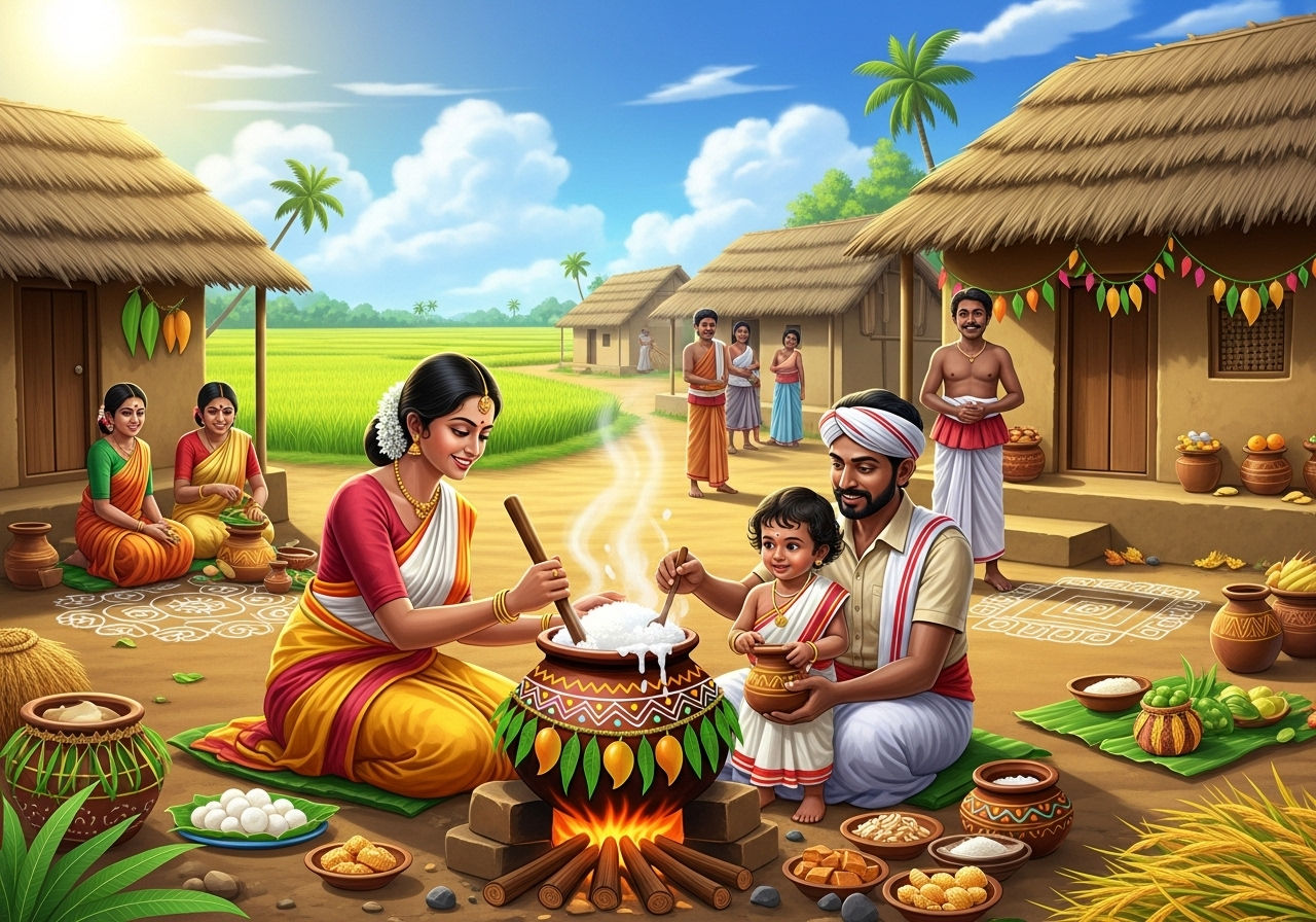 Thai Pongal (Harvest Festival) 2026 January - IslandsEvents.com
